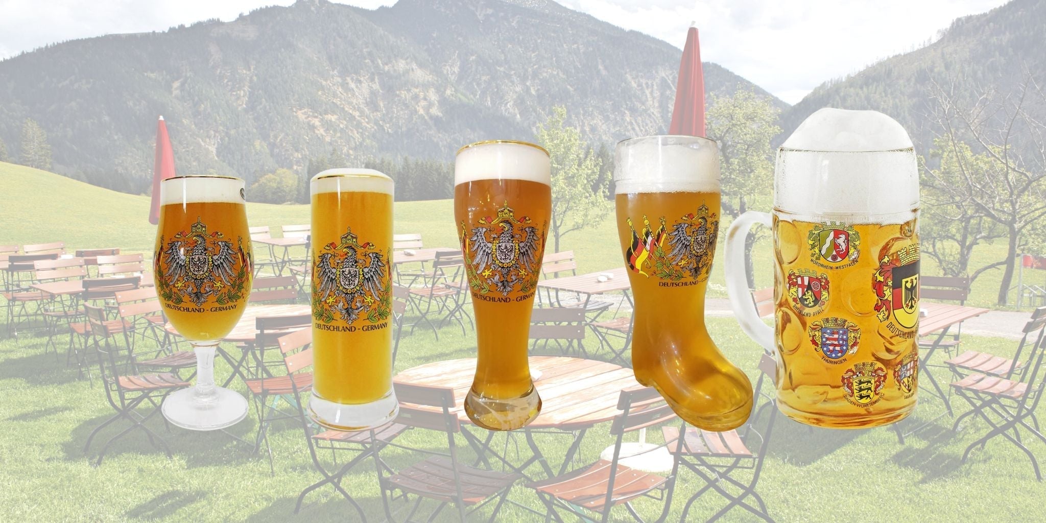 German Beer Glass Sizes vs. U.S. Sizes – Steins, Boots & More