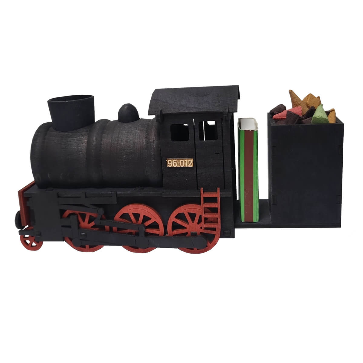 KNOX Steam Locomotive Smoker – Handmade German Train Décor