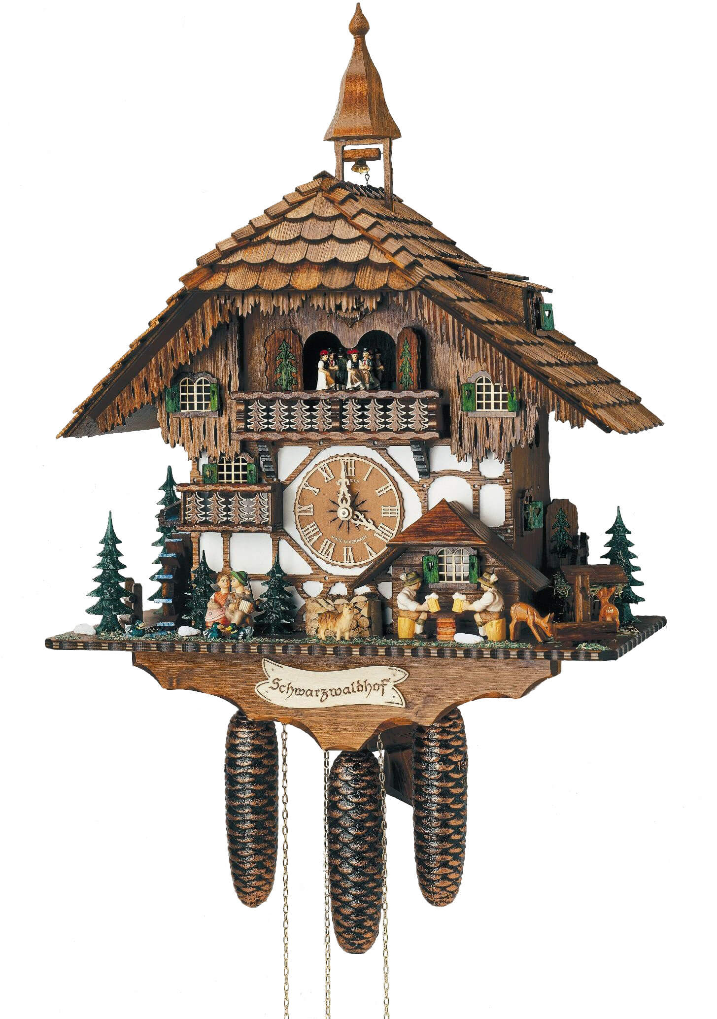 Cuckoo Clock - 8-Day Chalet "Schwarzwaldhof" - Schneider – Fehrenbach ...