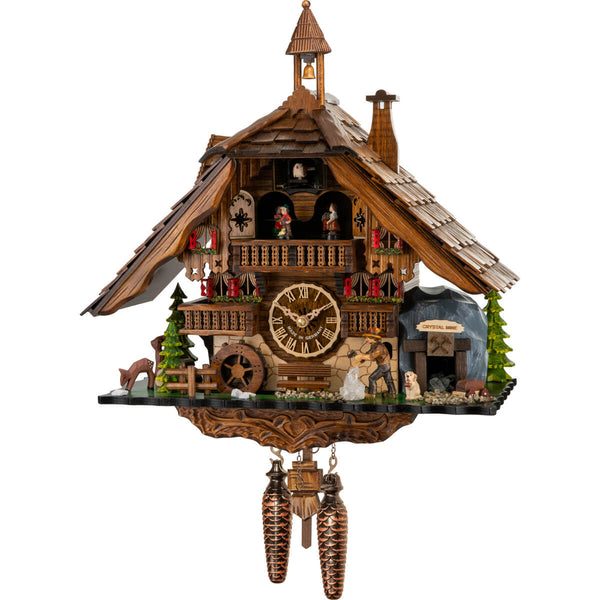 Cuckoo Clock - Quartz Chalet with Crystal Cave - Engstler – Fehrenbach ...