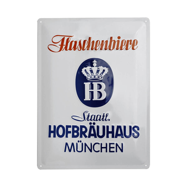 Hofbräuhaus Bottled Beer - Vintage Style Metal Advertising Sign ...