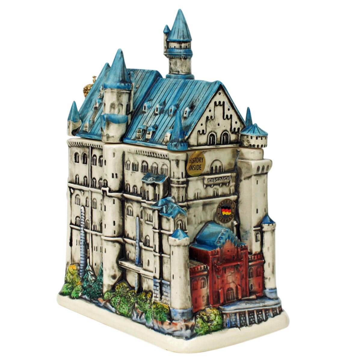 Beer Stein with 3D Neuschwanstein Castle 1.5L – Fehrenbach Black Forest ...