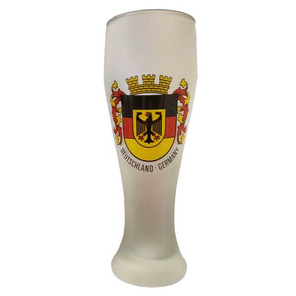 Wheat Beer Glass Frosted - Germany – Fehrenbach Black Forest Clocks and ...